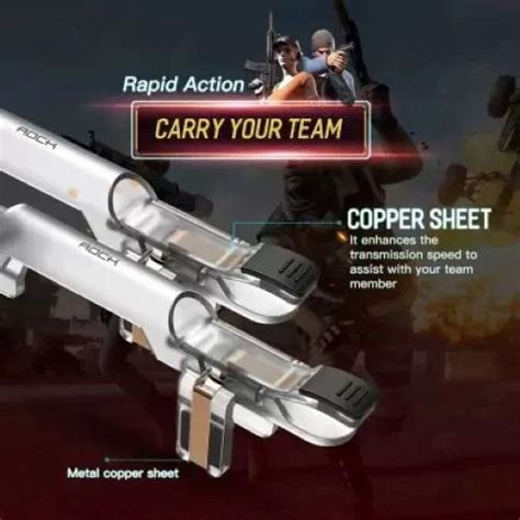 Pubg Gaming Mobile Controller Sensitive Shoot Aim Buttons L1 R1 Trigger Metal Joystick At ₹ 199