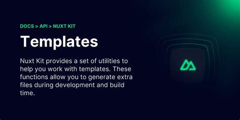 Templates · Nuxt Kit V3