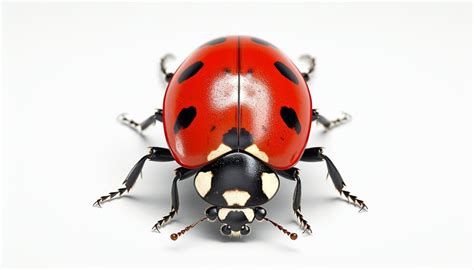 Premium Photo Ladybug Front View Isolated