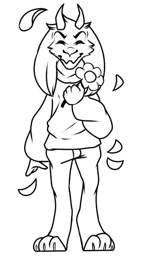 Asriel Undertale Coloring Pages Sketch Coloring Page