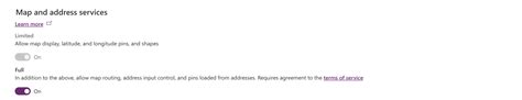 How To Turn On Full Map Display Latitude And Longitude Pins And Shapes For Dynamics 365 Field