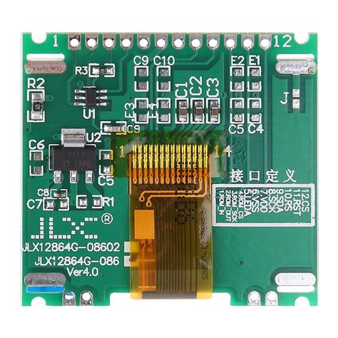 Pantalla Módulo Lcd Gráfico De Matriz Spi Serie 128x64 Monarcatech
