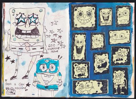 Spongebob Expressions Sketch Book Art Inspiration Sketches