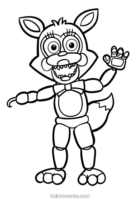23 FNAF кolorowanki do druku Kolorowanki
