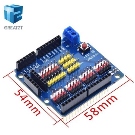 Happy One Pcs Sensor Shield Expansion Board Shield Uno R V