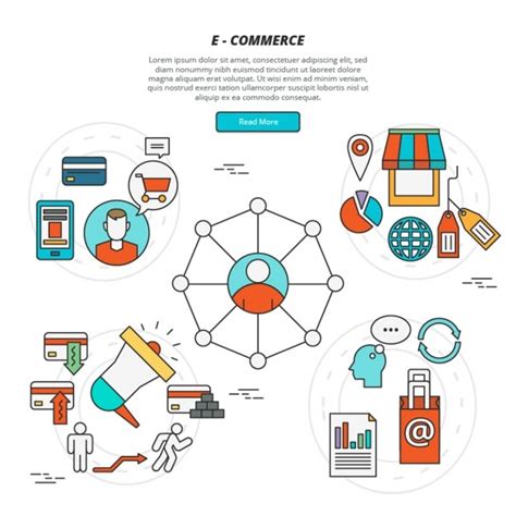 Free Vector Flat E Commerce Elements