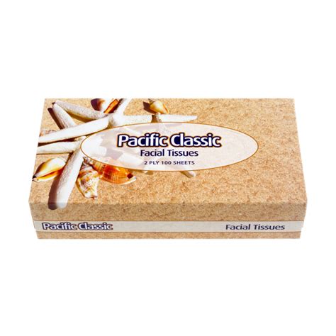 Pacific Classic 2 Ply Facial Tissue Pacific Hygiene