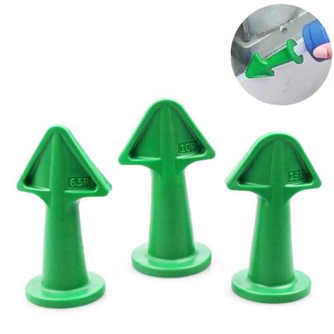 5pcs Rubber Bathroom Sealant Nozzle Applicator Fin Vicedeal