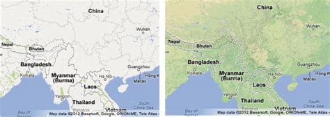 Google Maps Improves Base Maps With Terrain Vegetation Data