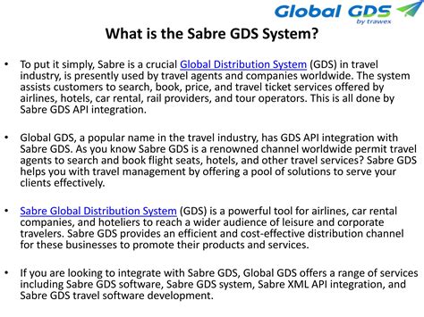 Sabre Gds Ppt