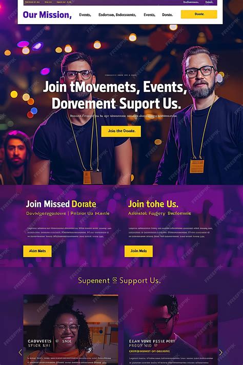 Modern Layout Web With Asymmetrical Design Effect Trendy Web Inspired