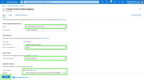 How To Send Device Telemetry Data From Azure Iot Hub To Losant Losant Iot Platform Documentation