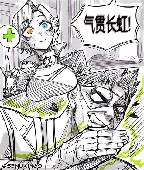 Luna Snow And Iron Fist Marvel And More Drawn By Senukin Danbooru