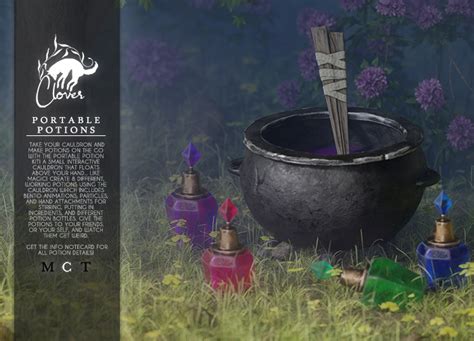 Second Life Marketplace Clover Portable Potions Add Me