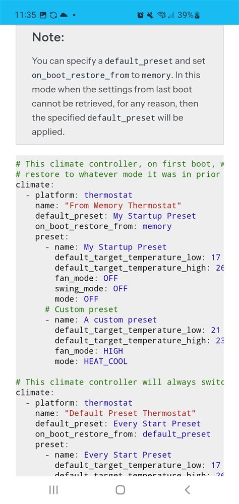 Esphome Two Thermostats Interlock Esphome Home Assistant Community