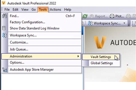Unable To Find Vault Settings On Vault Server Data Management Console