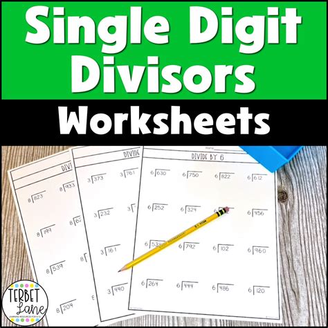 Single Digit Divisor Division With And Without Remainders Worksheets Made By Teachers