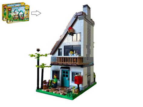 Lego Moc Cozy Home Modular Alternate Build Of 2x31139 Cozy House By Re