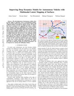 Improving Deep Dynamics Models For Autonomous Vehicles With Multimodal