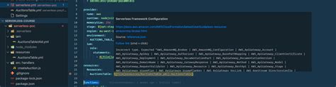 Aws Lambda Import Dynamodb Table Yml Stack Overflow