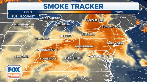 Nyc In Code Red ‘unhealthy Air Quality As Canadian Wildfire Smoke