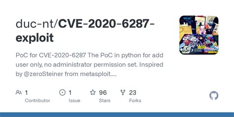 Github Duc Ntcve 2020 6287 Exploit Poc For Cve 2020 6287 The Poc In Python For Add User Only