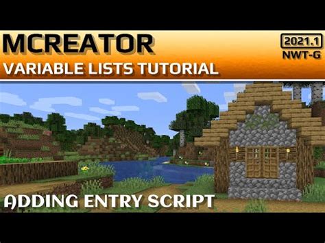 MCreator Variable Lists Adding Entries Part YouTube