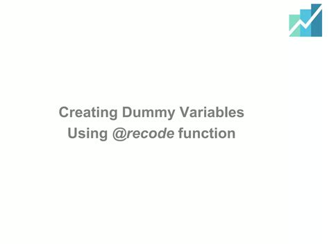 Tutorial7dummy Variablespptx