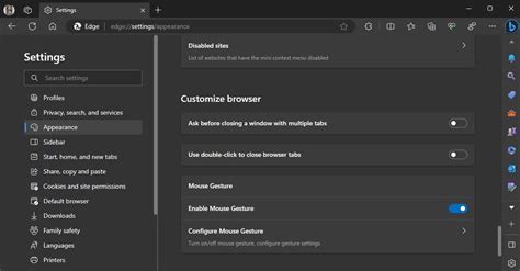 Activate Mouse Gestures In Microsoft Edge For Windows 11 Life Conceptual