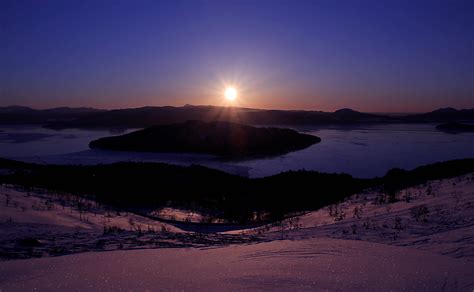 屈斜路湖 美幌峠 日の出の風景 北のテラス Northern Terrace Hokkaido Tokachi