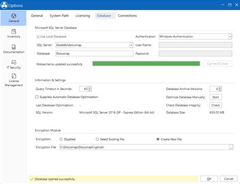 Database Docusnap Documentation Docusnap Docs