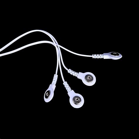 2 5mm 4 Button 2 In 1 Electrode Lead Wires Connecting Cables For Therapy Machine Fruugo Uk