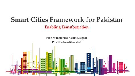 Pdf Smart Cities Framework For Pakistan Pakistan Urban Puf2015