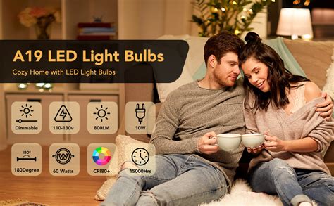 gina w led dimmable light bulbs 60 watt soft white light bulbs e26