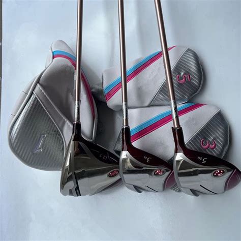 여성용 우드 세트 Mp1200 골프 우드 골프 클럽 드라이버 페어웨이 우드 L 플렉스 그라파이트 샤프트 헤드 커버 포함 Aliexpress