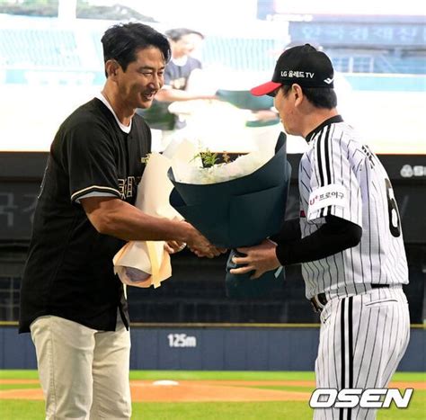사진 박용택 Kbo 레전드 40인 시상식 조선일보