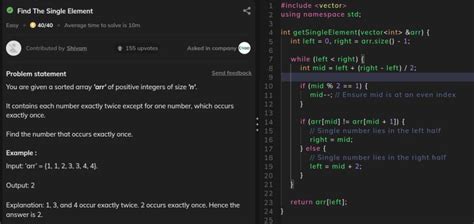 Dinesh Bodhe On Linkedin Day 69 Today Solved A Question To Find The Single Occurrence Element In