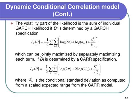 Ppt Forecasting Correlation And Covariance With A Range Based Dynamic