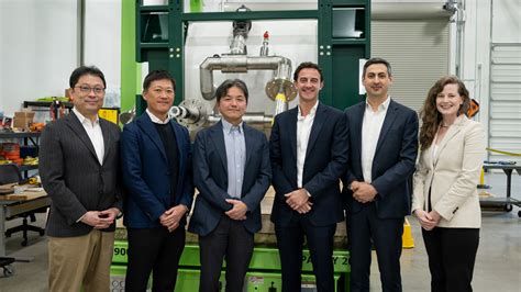 Partners From Mitsui And Co Ltd Tour First Mode Facilities In Seattle