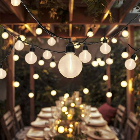 Globe String Lights Indoor String Lights For Bedroom Outdoor Party Wedding Warm White String