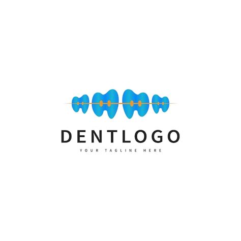 Premium Vector Dental Braces Icon Logo Design Illustration 2