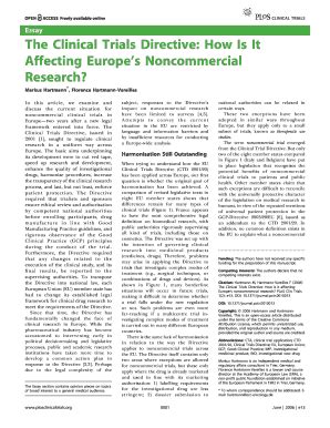 Fillable Online PLoS CLINICAL TRIALS Fax Email Print PdfFiller