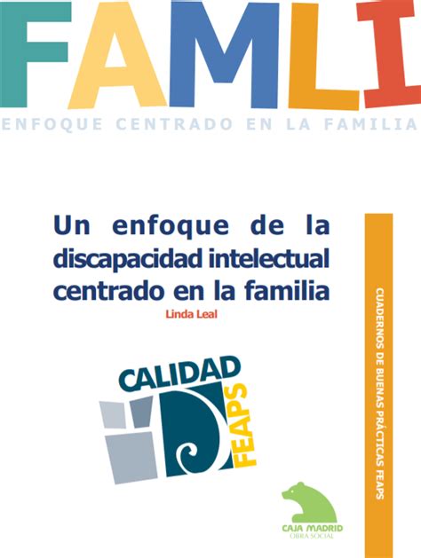 Cuaderno de Buenas Prácticas Un enfoque de la discapacidad intelectual