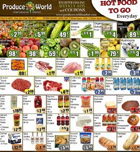 Produce World Weekly Ad Specials
