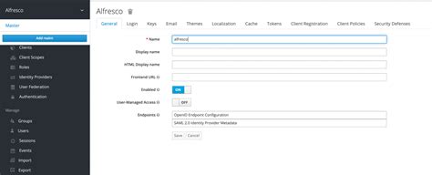 setting up alfresco identity service with okta