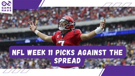 Nfl Week 11 스프레드에 대비한 선택 Gamingdeputy Korea
