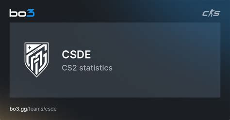 Csde Cs2 Team Statistics And Roster