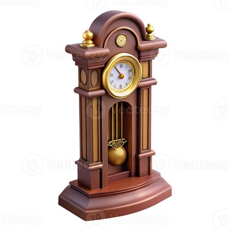 Antique Clock 3d Illustration 54591023 Png