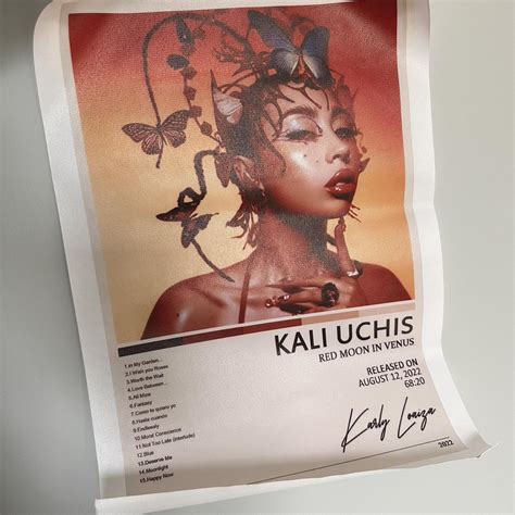 Kali Uchis Canvas Poster X This Is For Her Depop