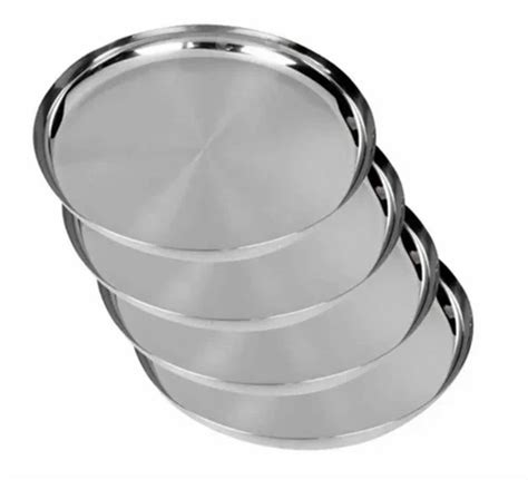 Stainless Steel Thali At ₹ 75piece In Vasai Id 2850566716273